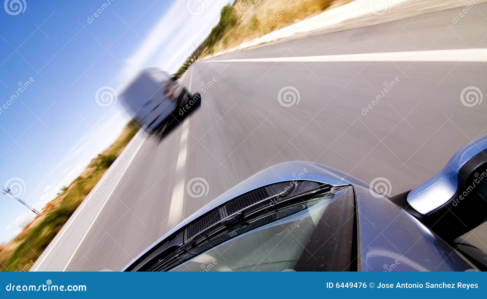 Chasing a van stock photo. Image of driving, inside, speedy - 6449476