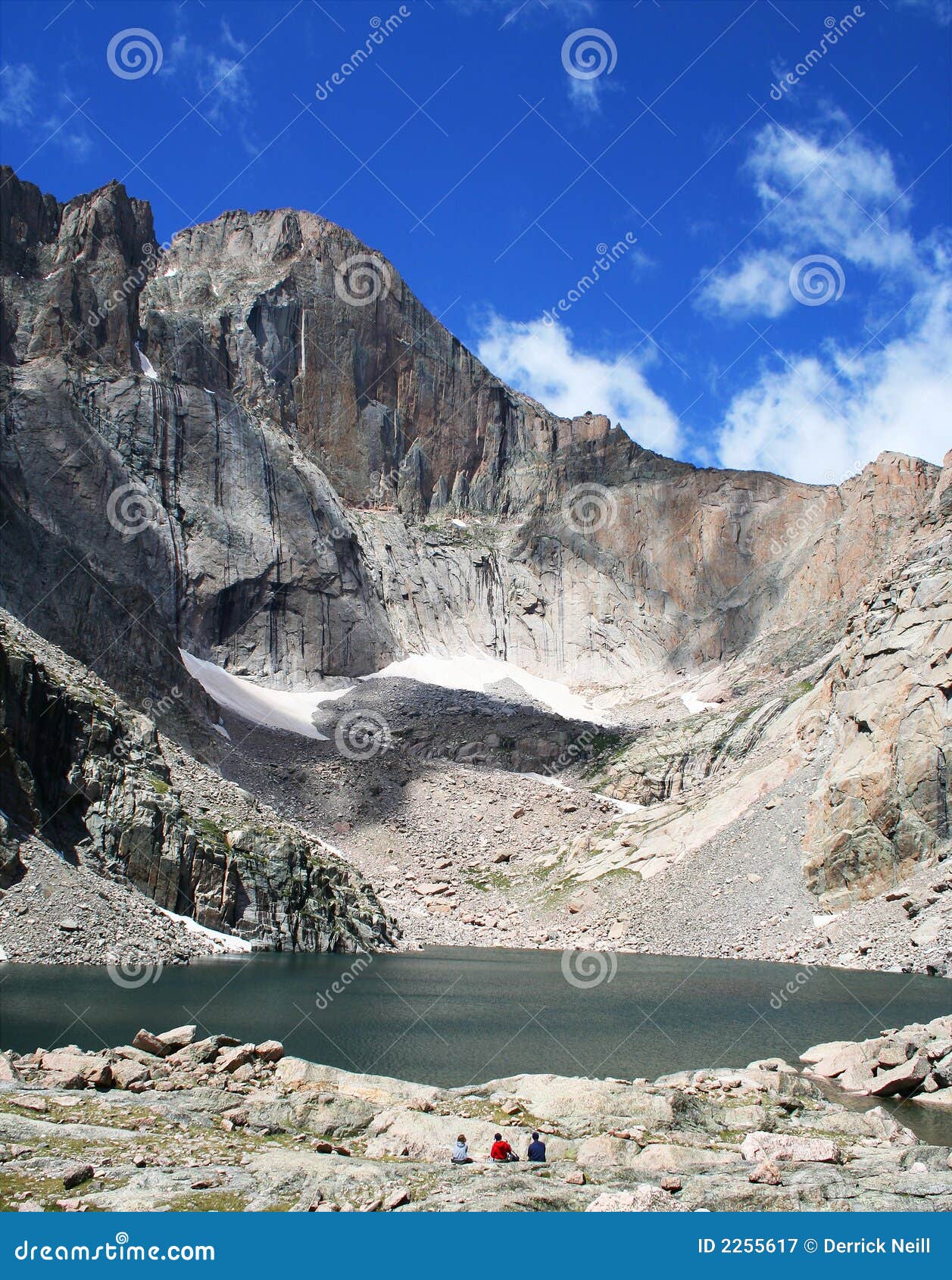 Chasm Lake stock image. Image of longs, east, park, blue - 2255617