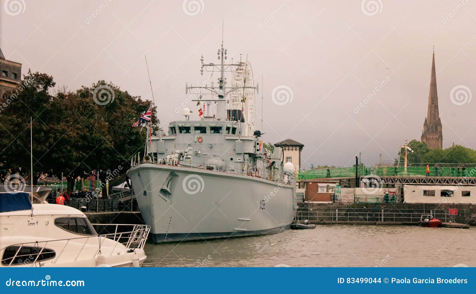 Chasseur De Mines HMS Atherstone Image stock éditorial - Image du ...