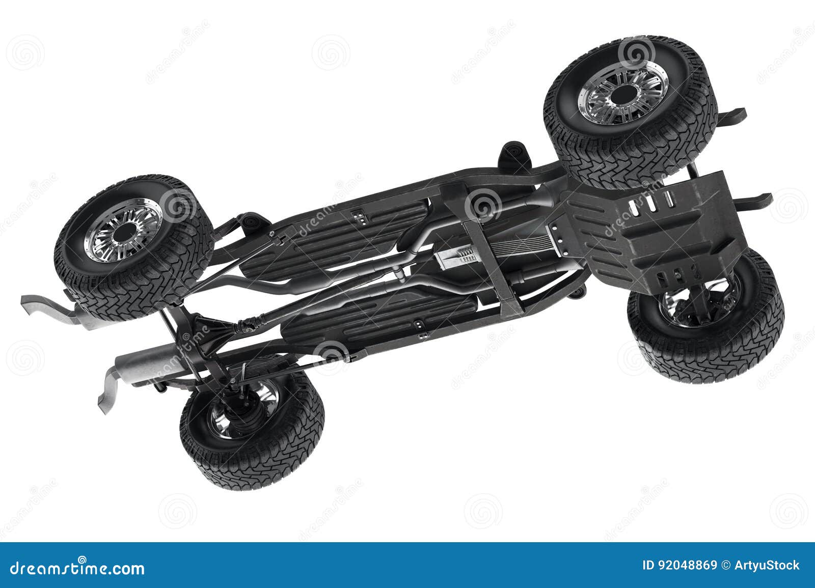 Chassis frame underbody stock illustration. Illustration of automobile ...