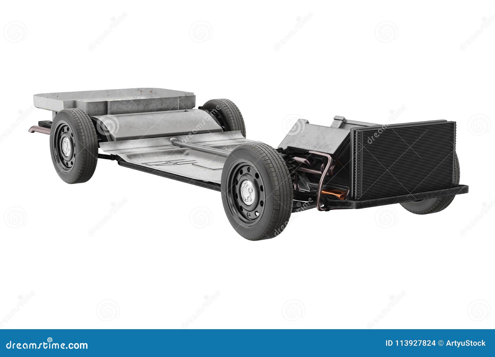 Chassis frame underbody stock illustration. Illustration of ...