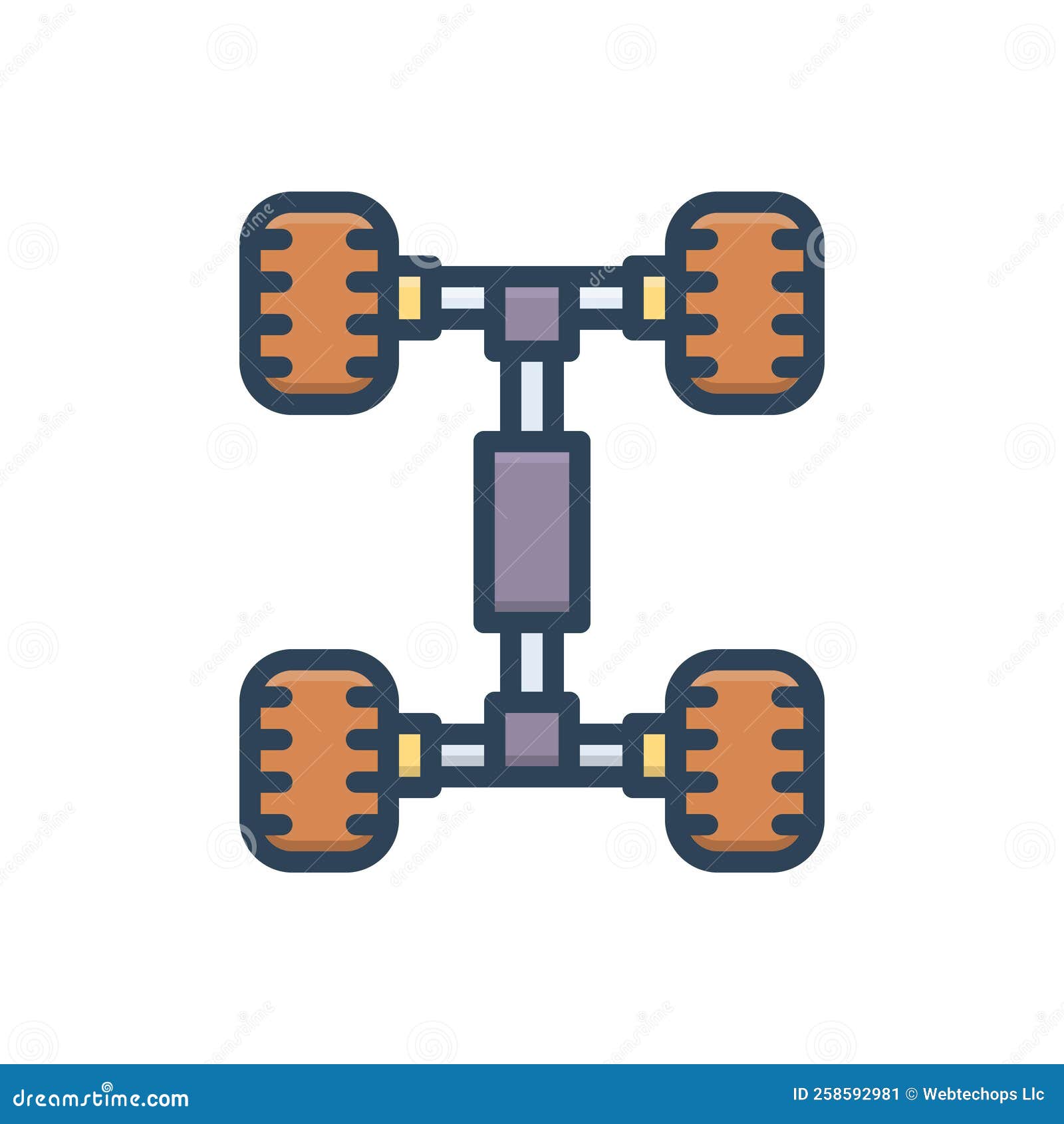 Undercarriage Icon. Linear Vector Illustration From Car Wash Collection. Outline Undercarriage ...