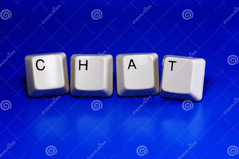 Chat stock photo. Image of button, internet, macro, website - 4183220