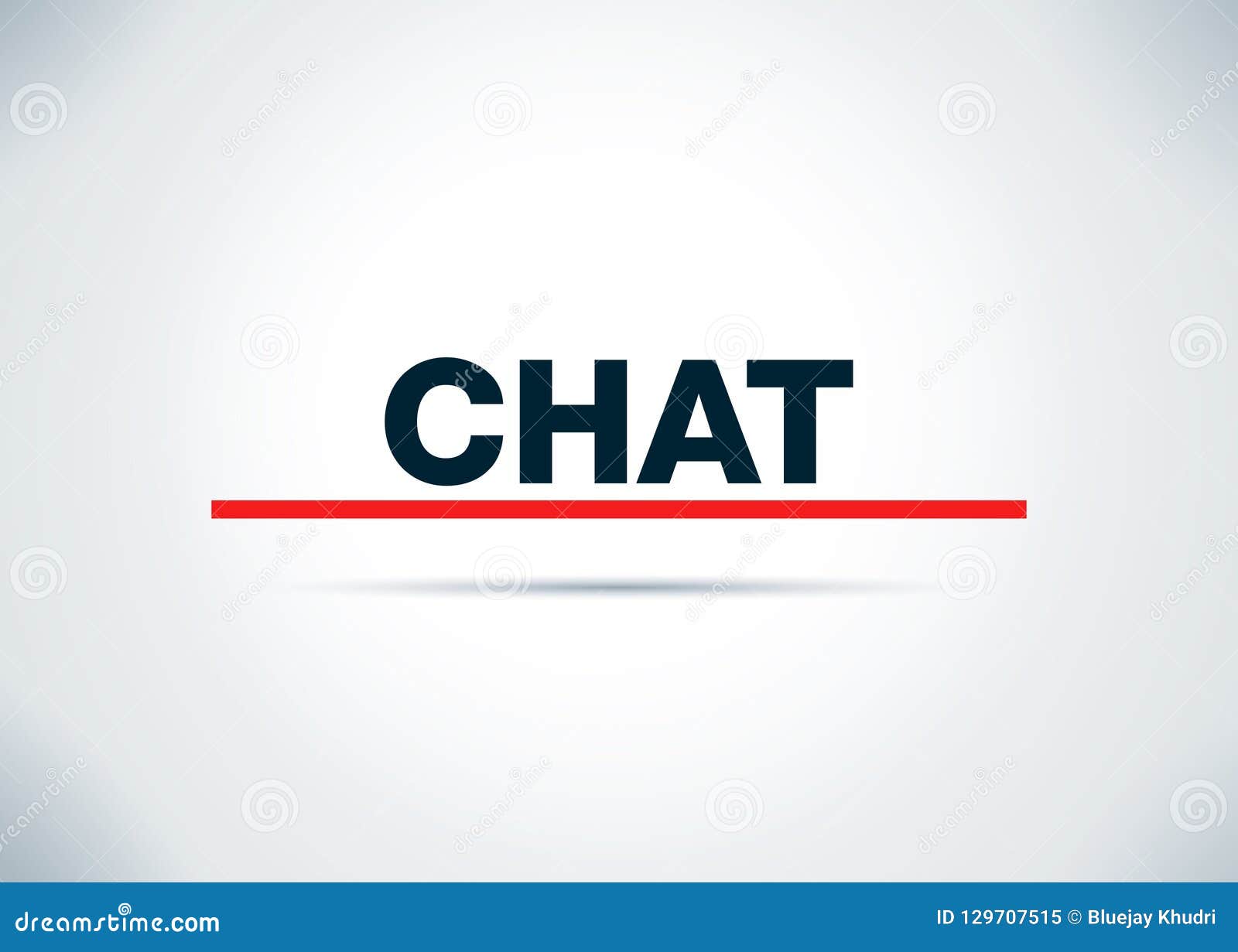 Chat Abstract Flat Background Design Illustration Stock Illustration ...