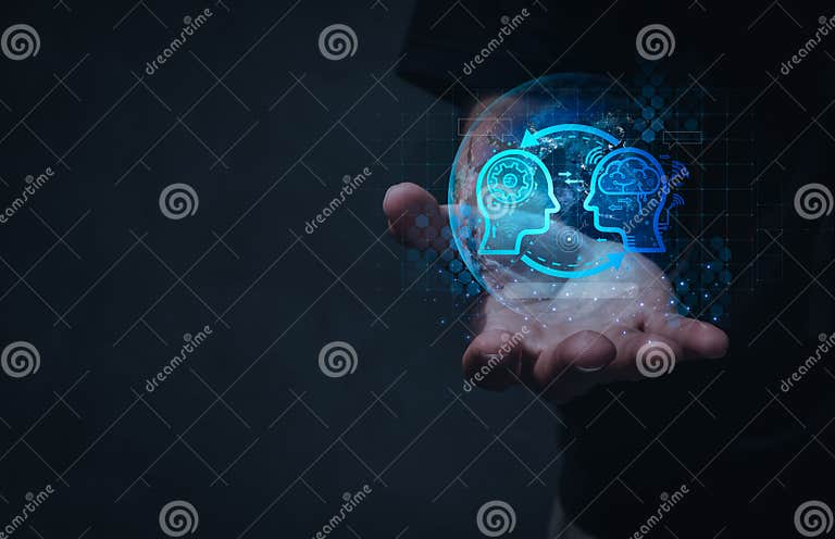 Chat with AI Bot Concept. Artificial Intelligence Chatbot Assistant ...