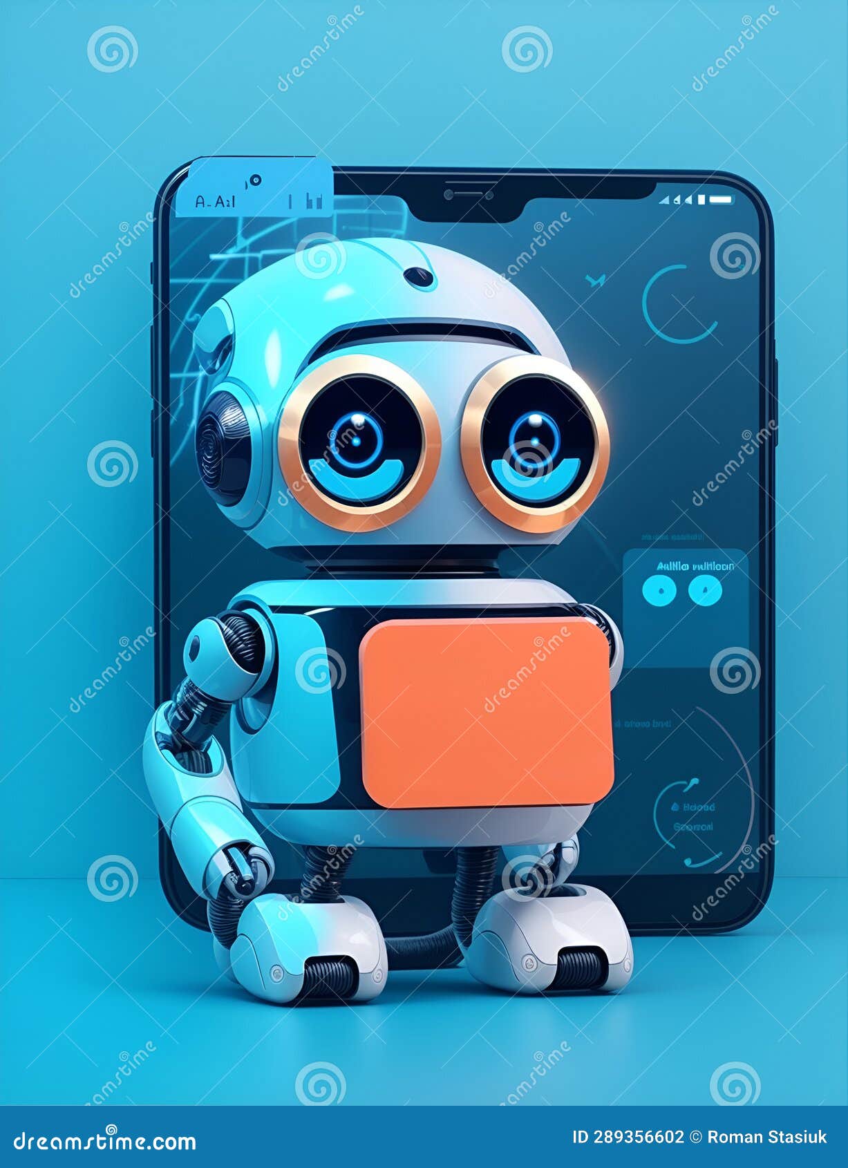 Chat Bot with AI Artificial Intelligence Generate. AI Generated Stock ...