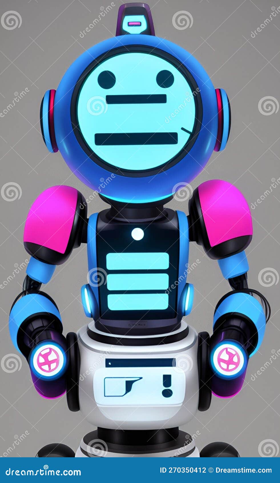 Chat Bot Artwork Artificial Intelligence Robot Stock Illustration ...