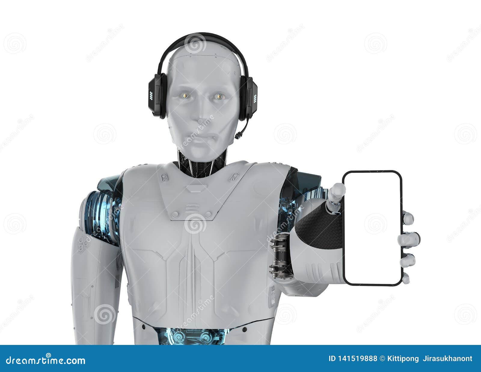 Chat bot concept stock illustration. Illustration of android - 141519888