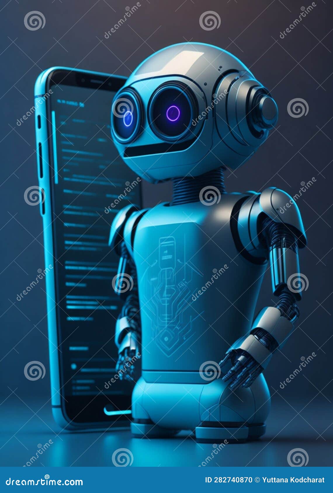 Chat bot gpt 3D model stock illustration. Illustration of generativeai ...