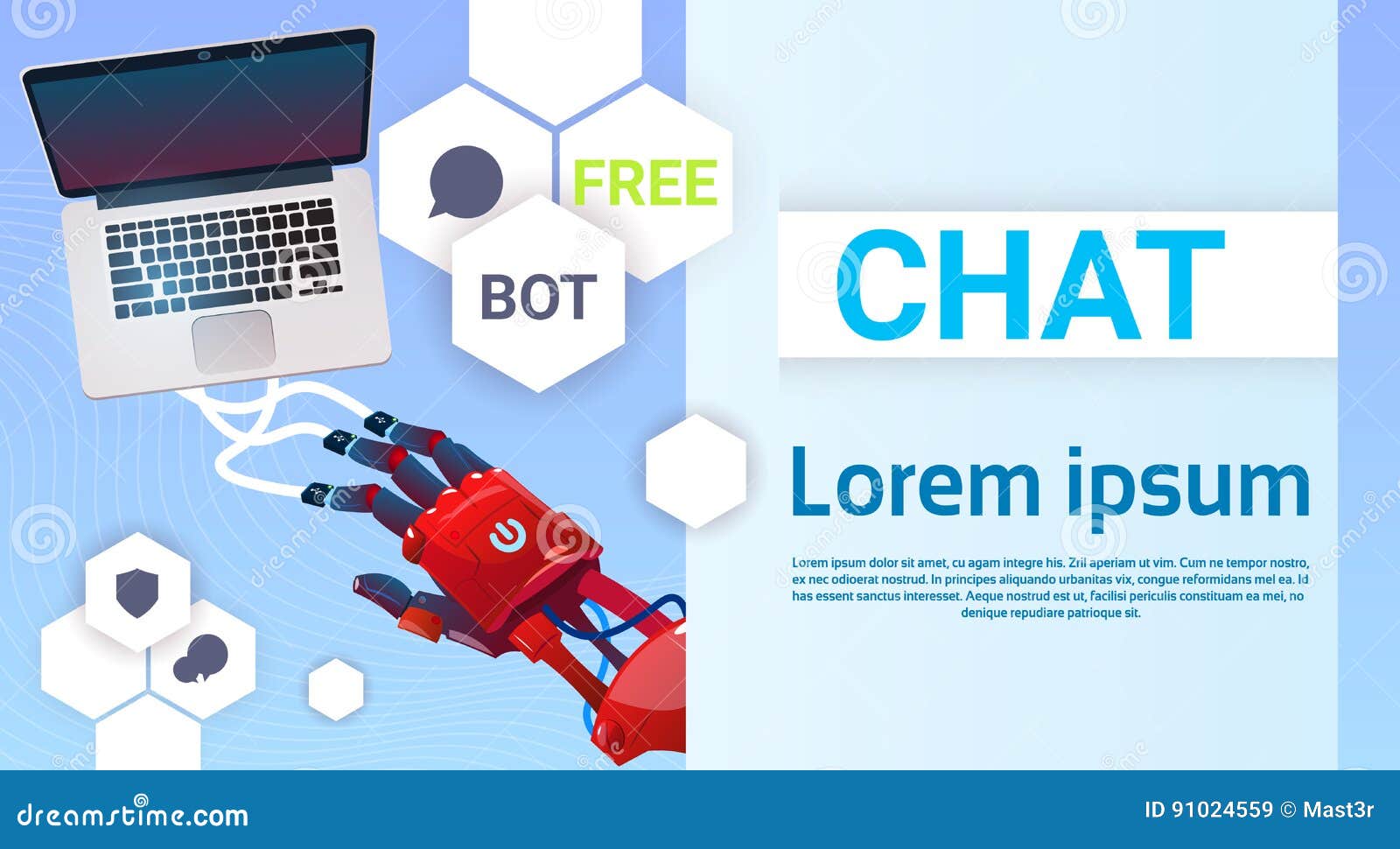 Chat Bot Hands Using Laptop Computer, Robot Virtual Assistance of ...