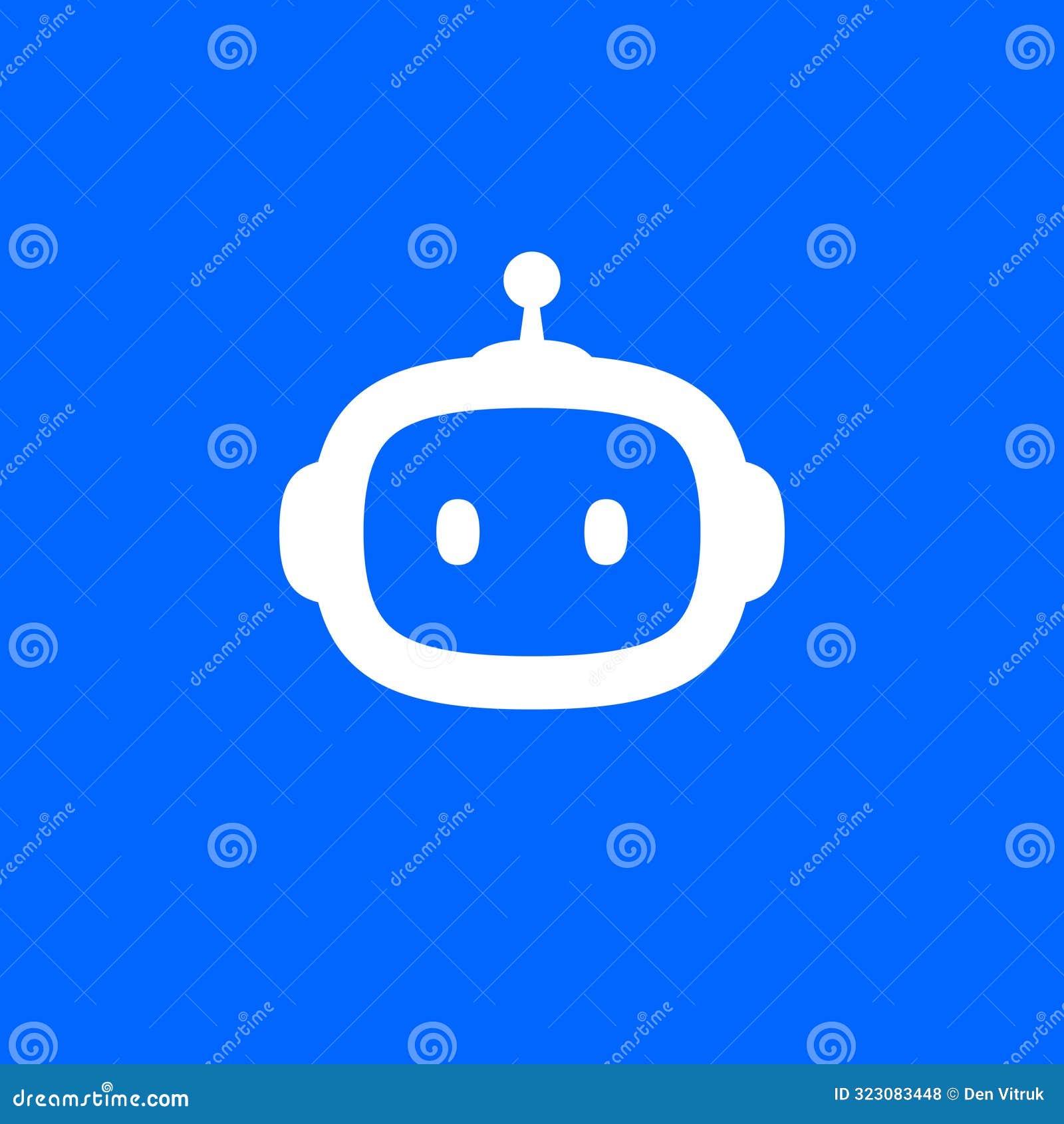 Chat Bot vector icon stock vector. Illustration of design - 323083448