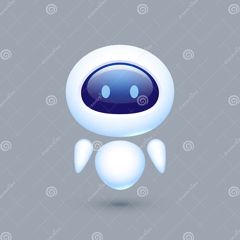 Chat Bot. Robot with Emotions Stock Vector - Illustration of chatterbot ...