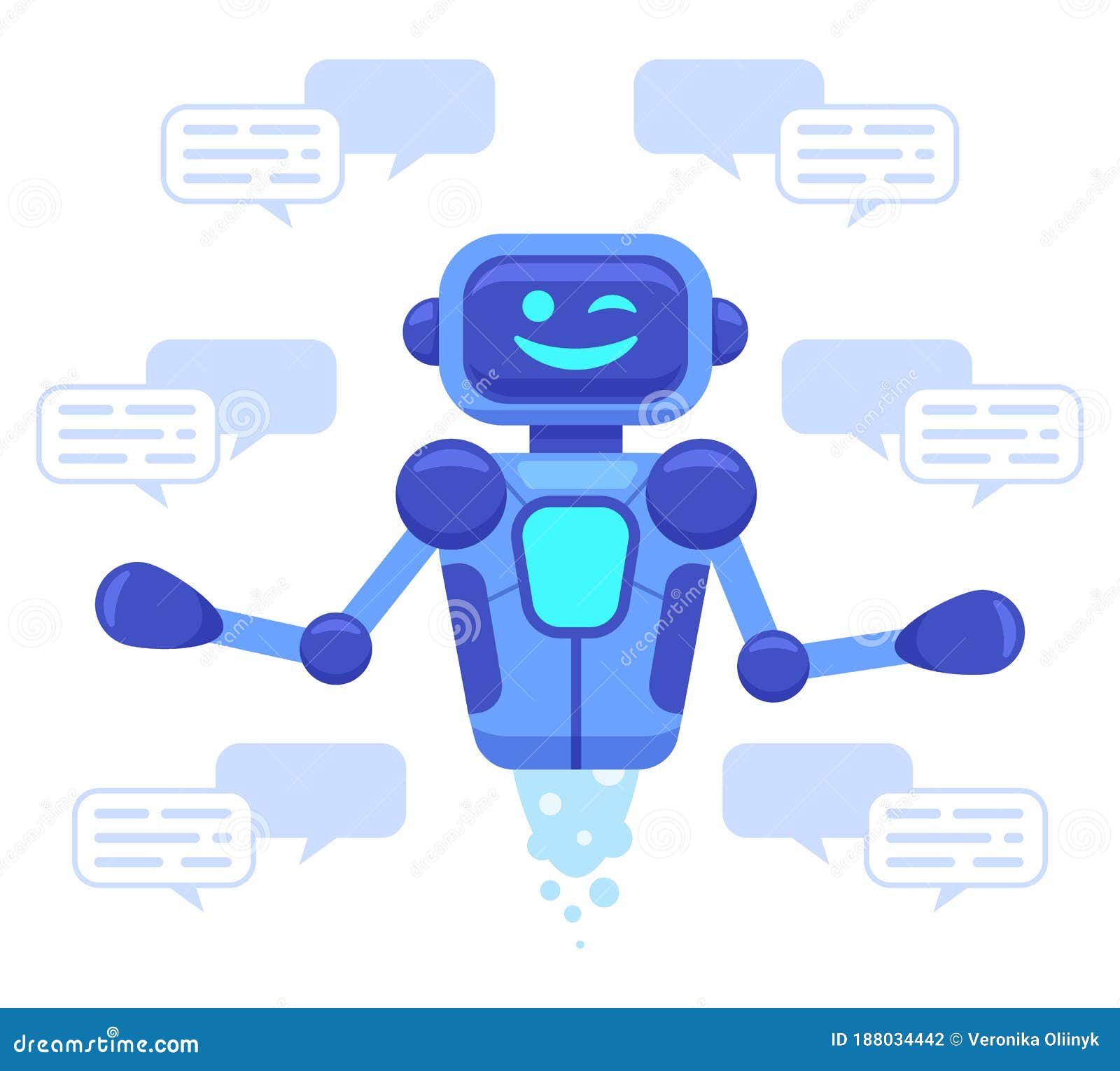 Chat Bot Support. Chat Bot Assistant Online Conversation, Robots ...