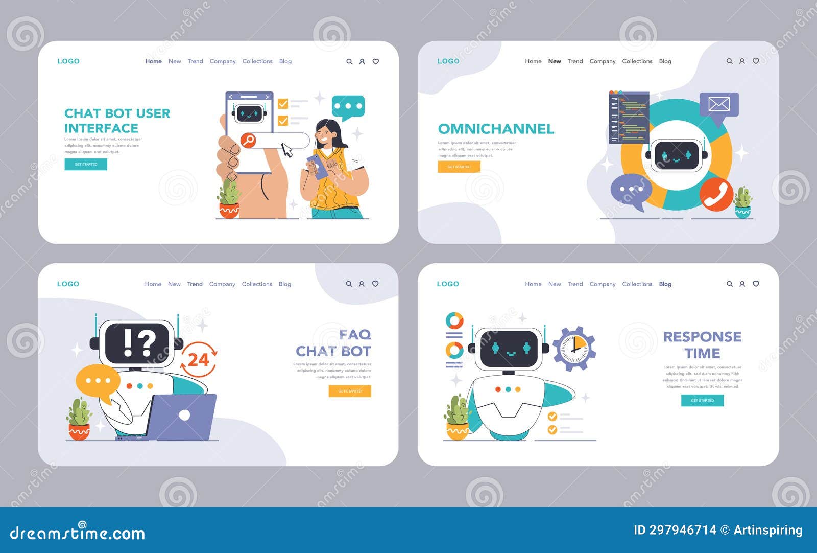 Chat Bot Universe Web Or Landing Set. Dive Into AI-driven Support: NLP ... Chat Bot Universe Web Or Landing Set. Dive Into AI-driven Support: NLP ...