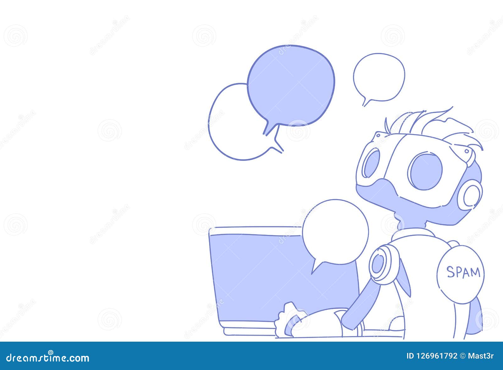 Chat Bot Using Laptop Computer Robot Virtual Assistance Online Support ... Chat Bot Using Laptop Computer Robot Virtual Assistance Online Support ...