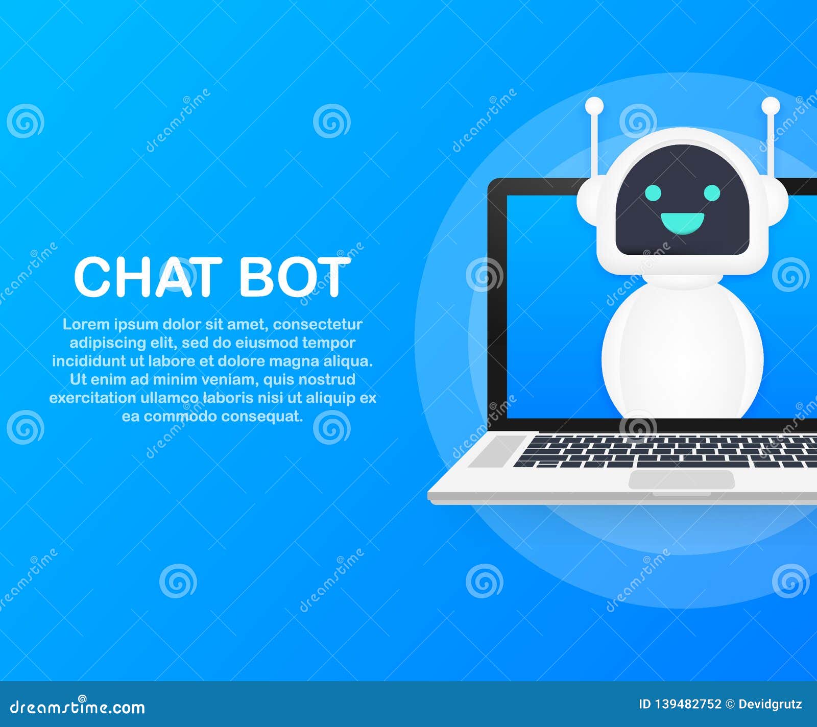 Chat Bot Using Laptop Computer, Robot Virtual Assistance of Website or ... Chat Bot Using Laptop Computer, Robot Virtual Assistance of Website or ...