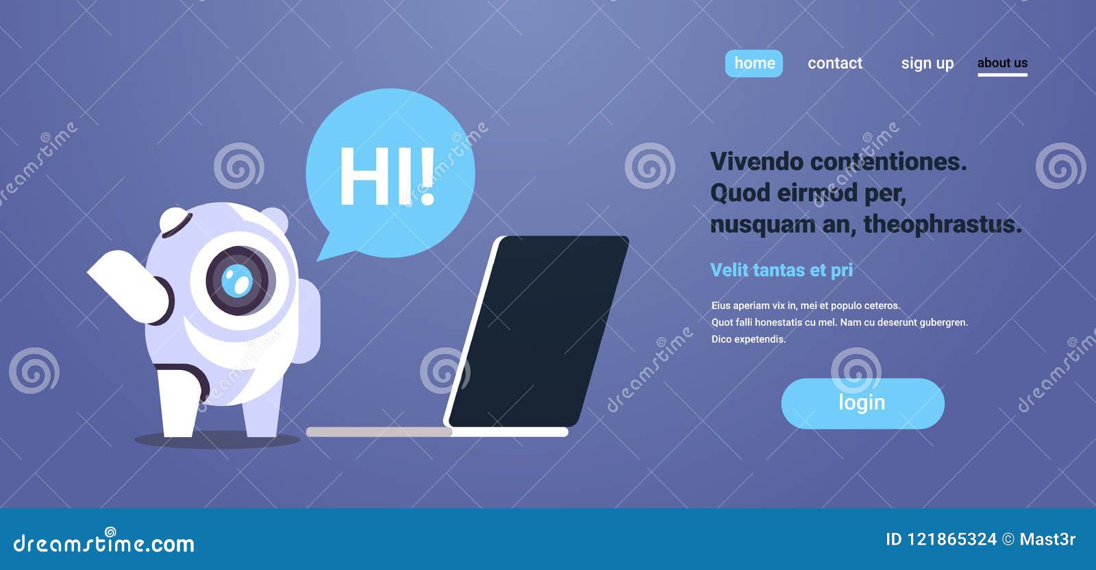 Chat Bot Using Laptop Computer Speech Bubble Robot Virtual Assistance ... Chat Bot Using Laptop Computer Speech Bubble Robot Virtual Assistance ...