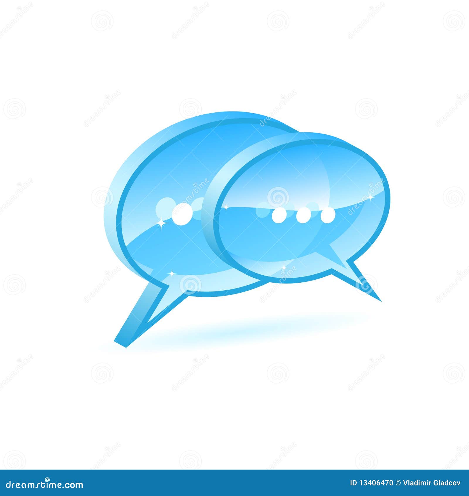 Chat box stock vector. Illustration of graphic, ideas - 13406470