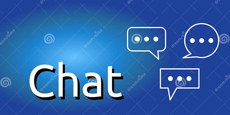 Chat Box Vector Design and Netizen Comments Stock Vector - Illustration ...