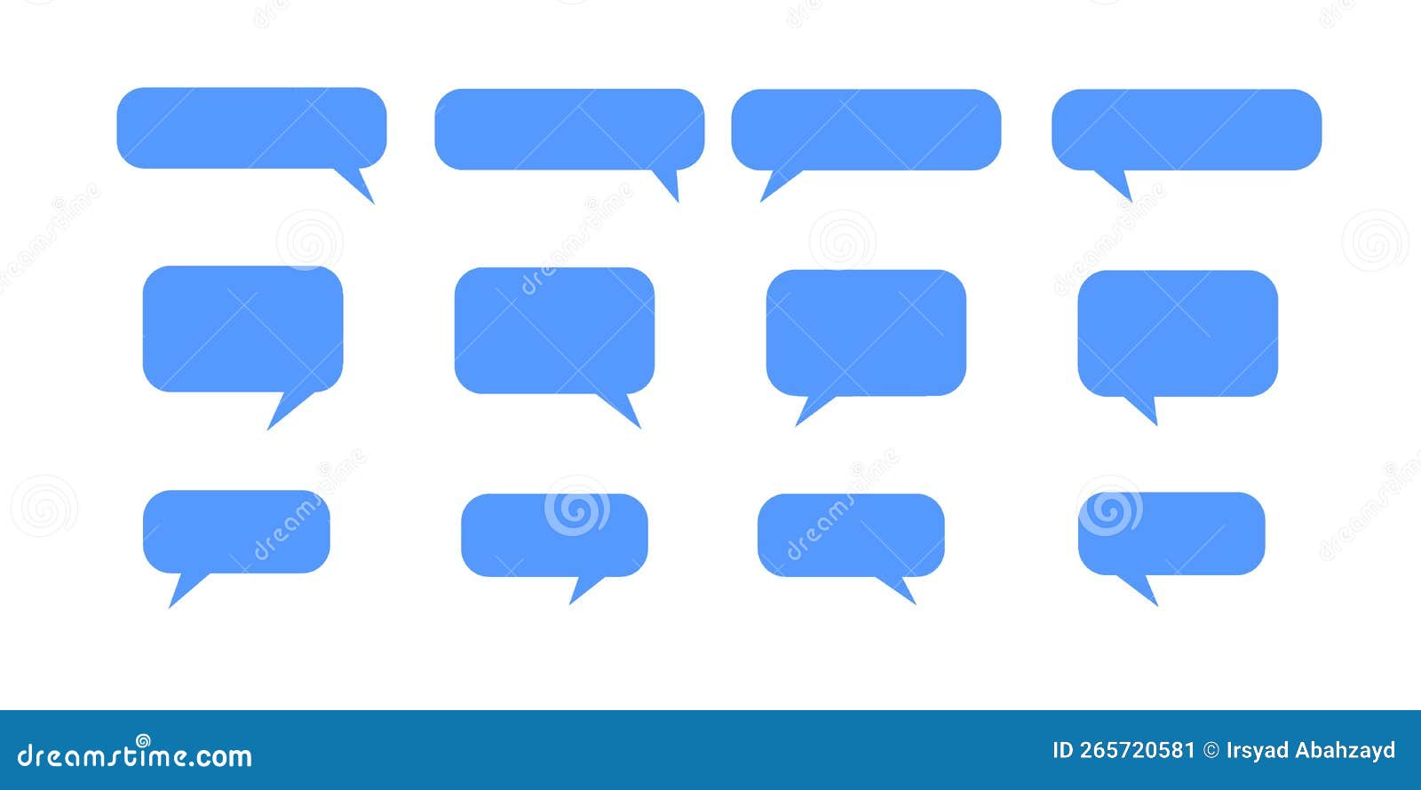 Chat boxes vector stock vector. Illustration of drawing - 265720581