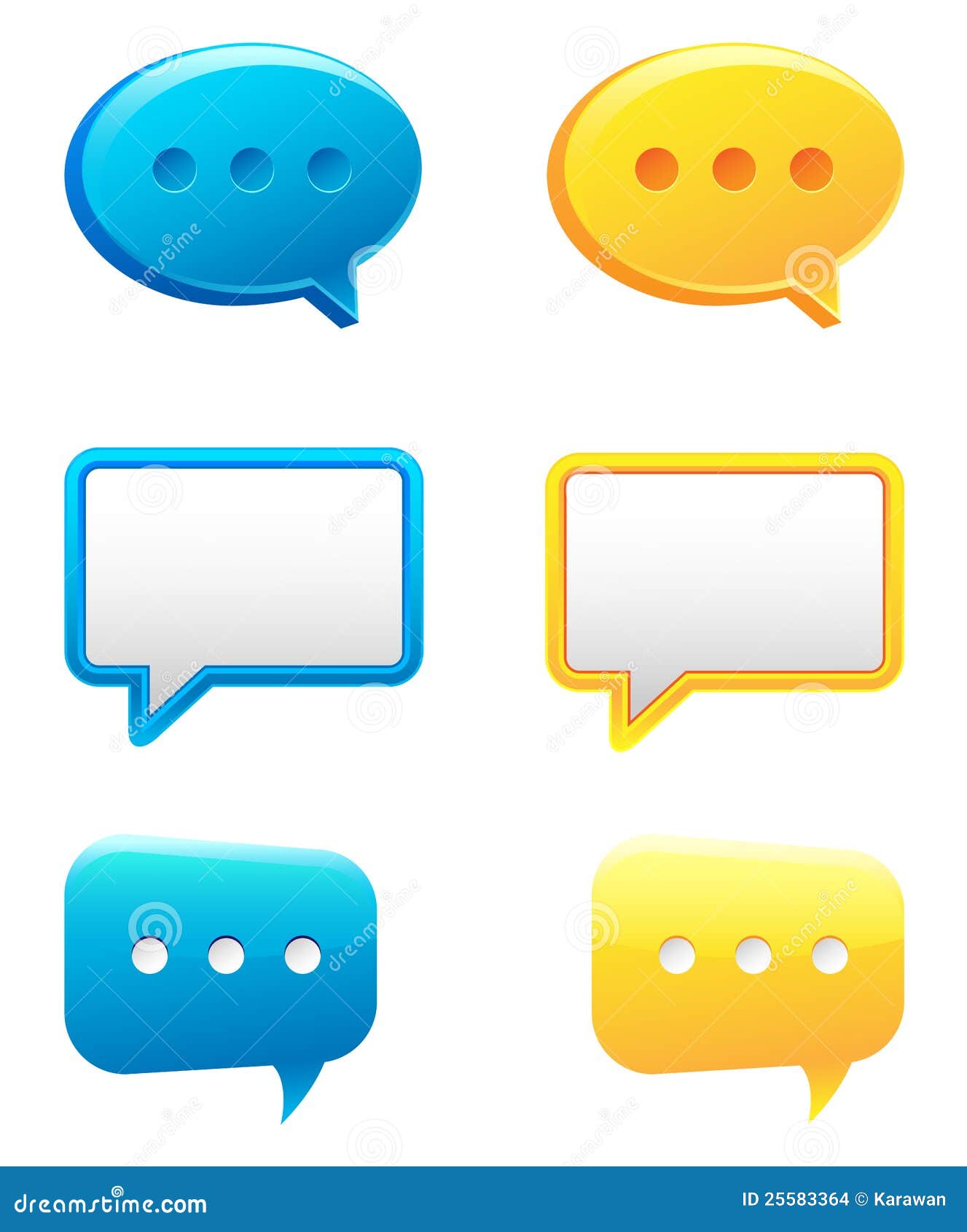 Chat bubble stock vector. Illustration of background - 25583364