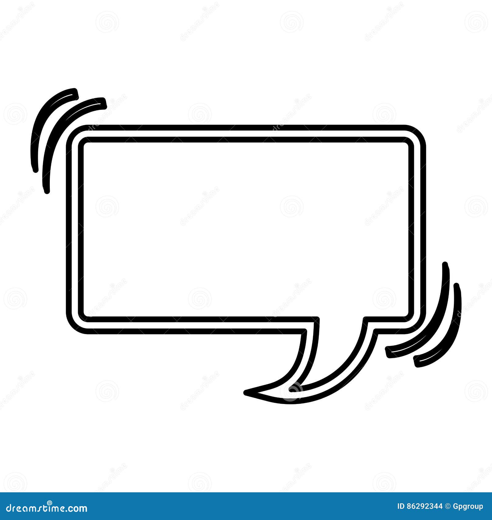 Chat Bubble Square Icon Stock Stock Illustration - Illustration of ...