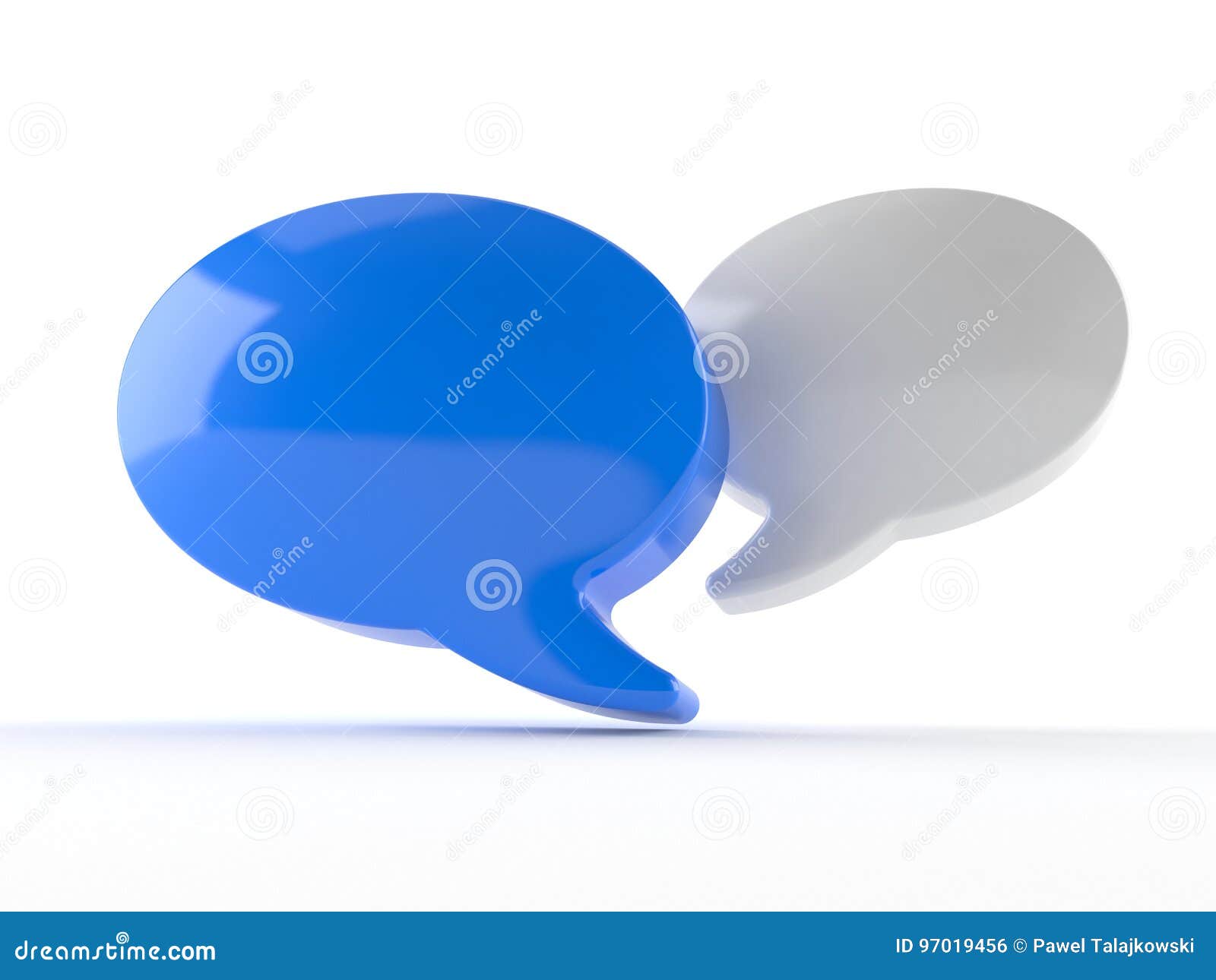 Chat bubble stock illustration. Illustration of talk - 97019456