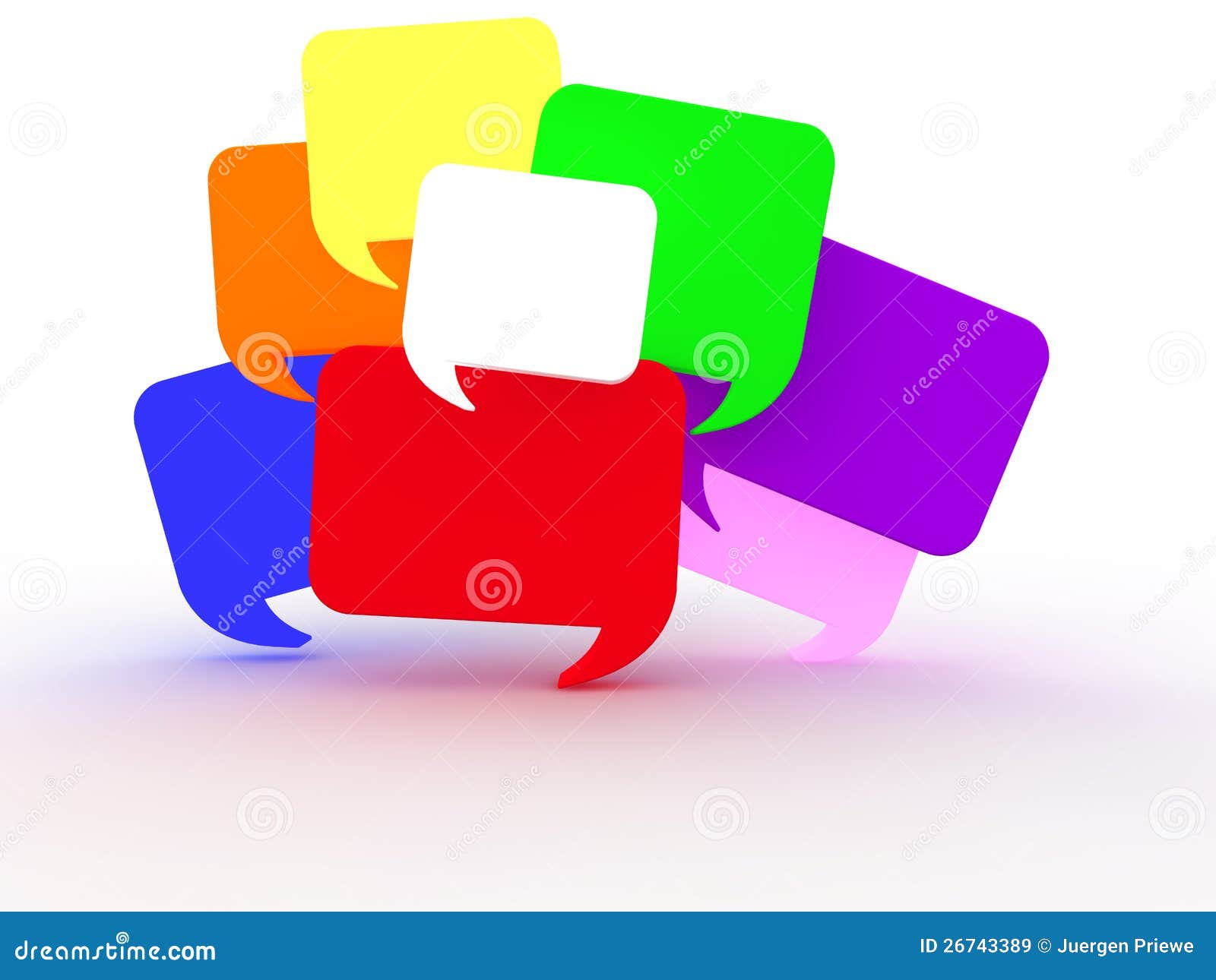 Chat Bubbles stock illustration. Illustration of refreshing - 26743389