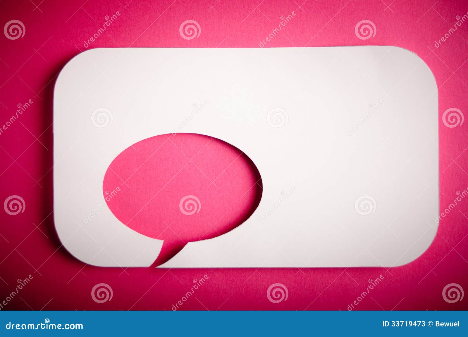Chat bubbles stock image. Image of blank, creative, isolated - 33719473