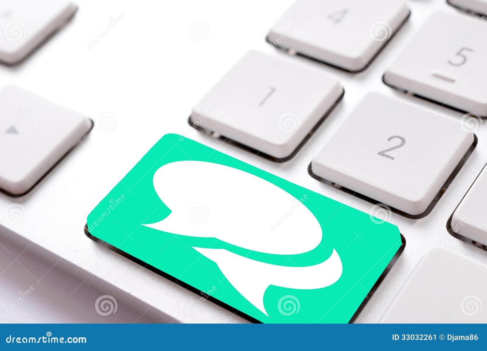 Chat button stock image. Image of connect, blank, computer - 33032261