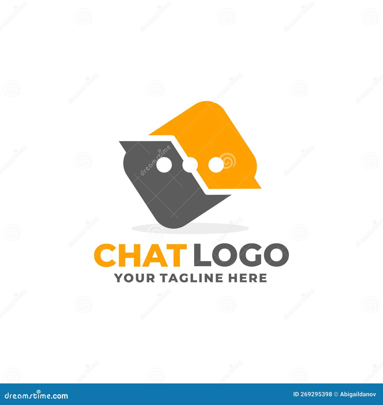 Chat logo design stock vector. Illustration of answer - 269295398
