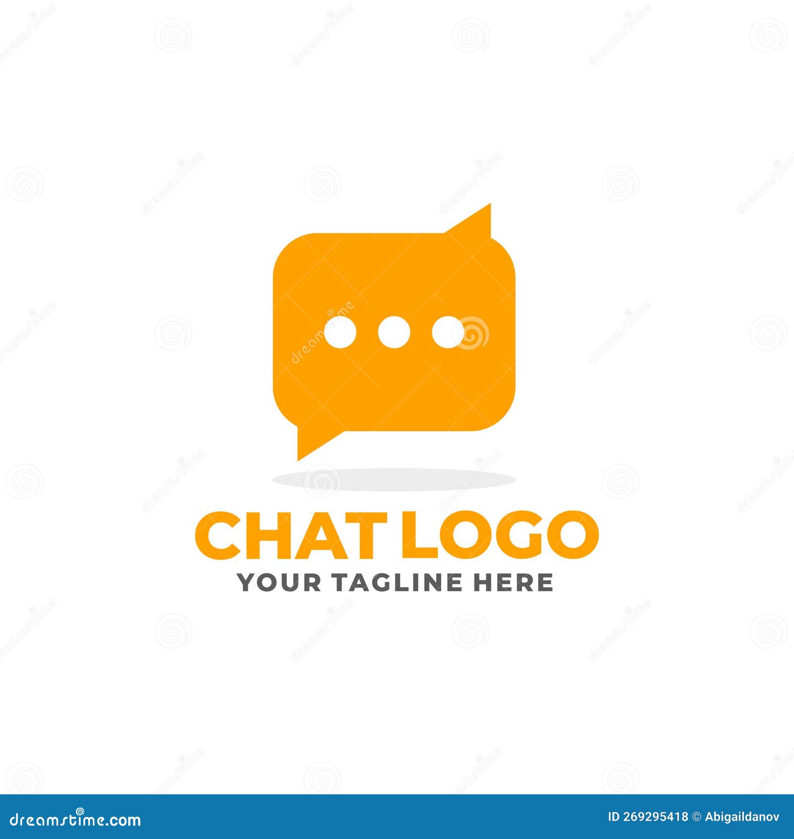 Chat logo design stock vector. Illustration of agency - 269295418
