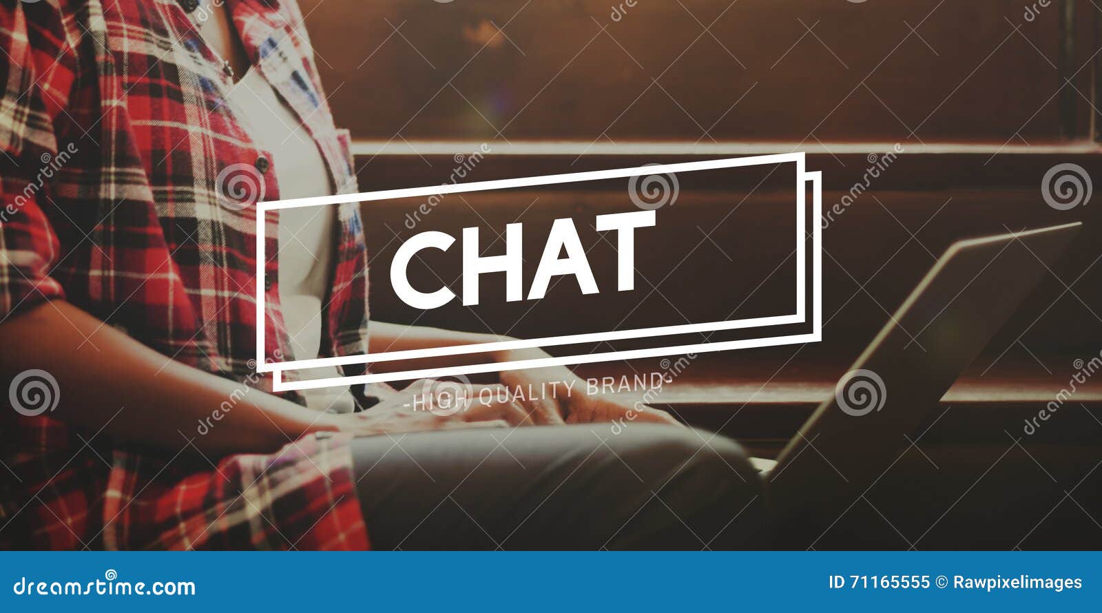 Chat Communicate Online Communication Connect Concept Stock Image ...