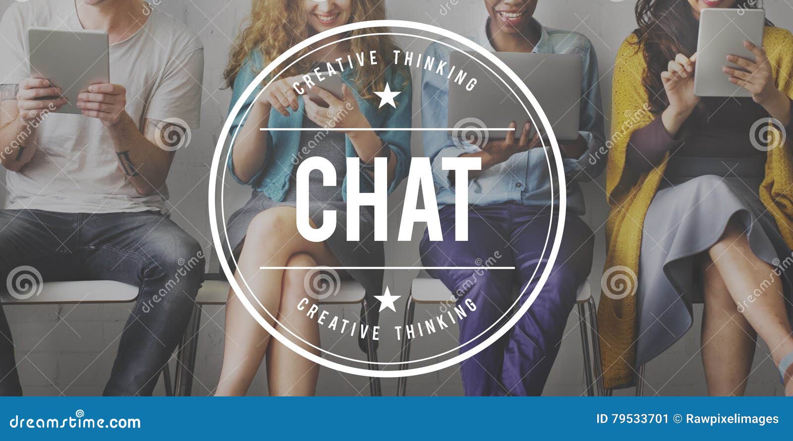 Chat Communication Social Networking Concept Stock Image - Image of ...