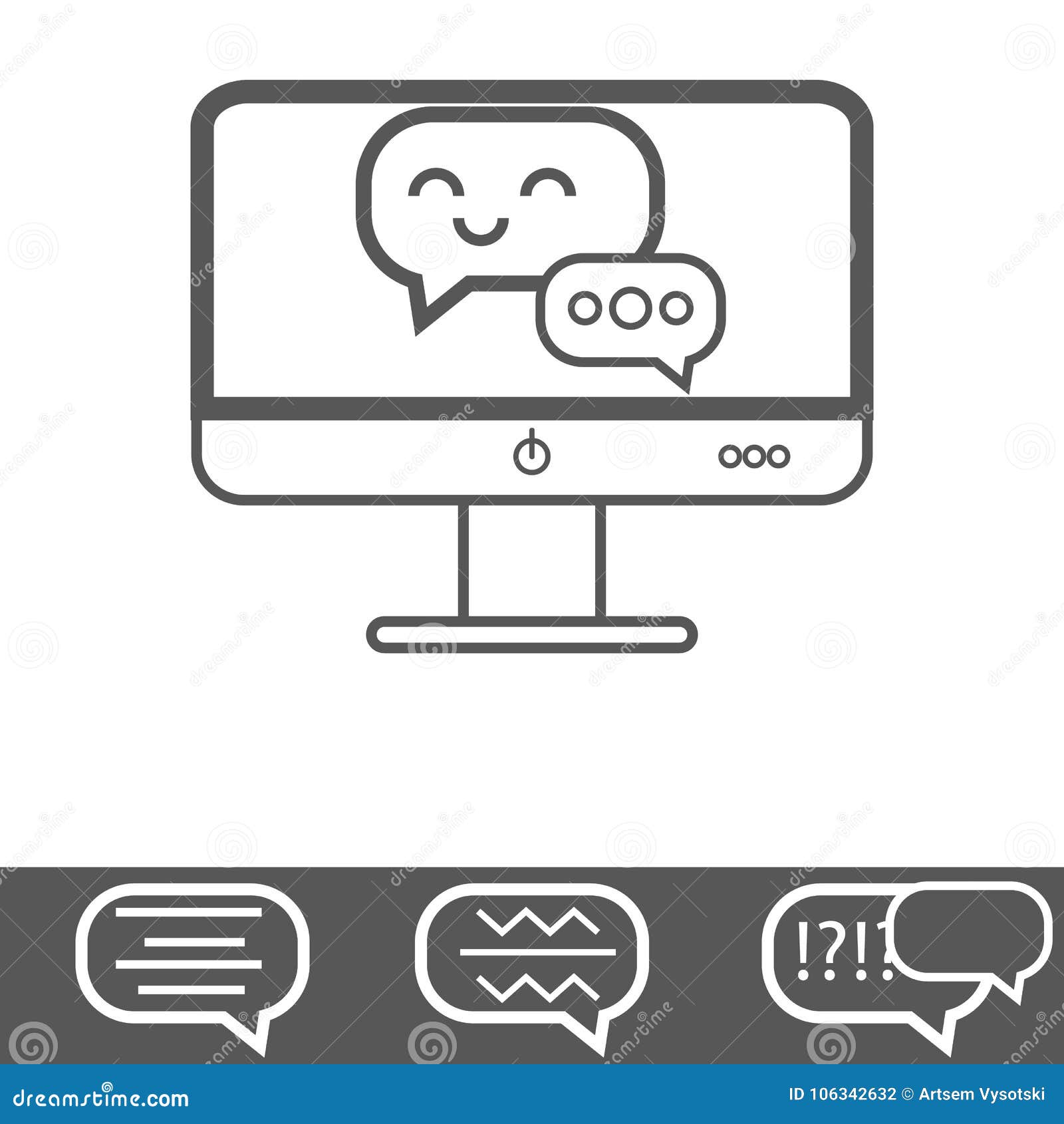 Ai Chat Bot On Computer Generate Smart Solution Answer To User Artificial Intelligence Robot