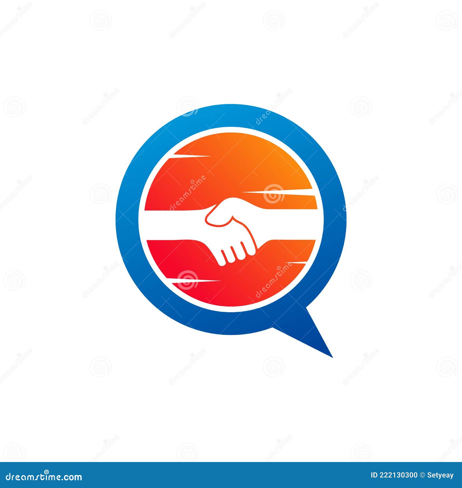 Chat Deal Logo Vector Template, Creative Deal Logo Design Concepts ...