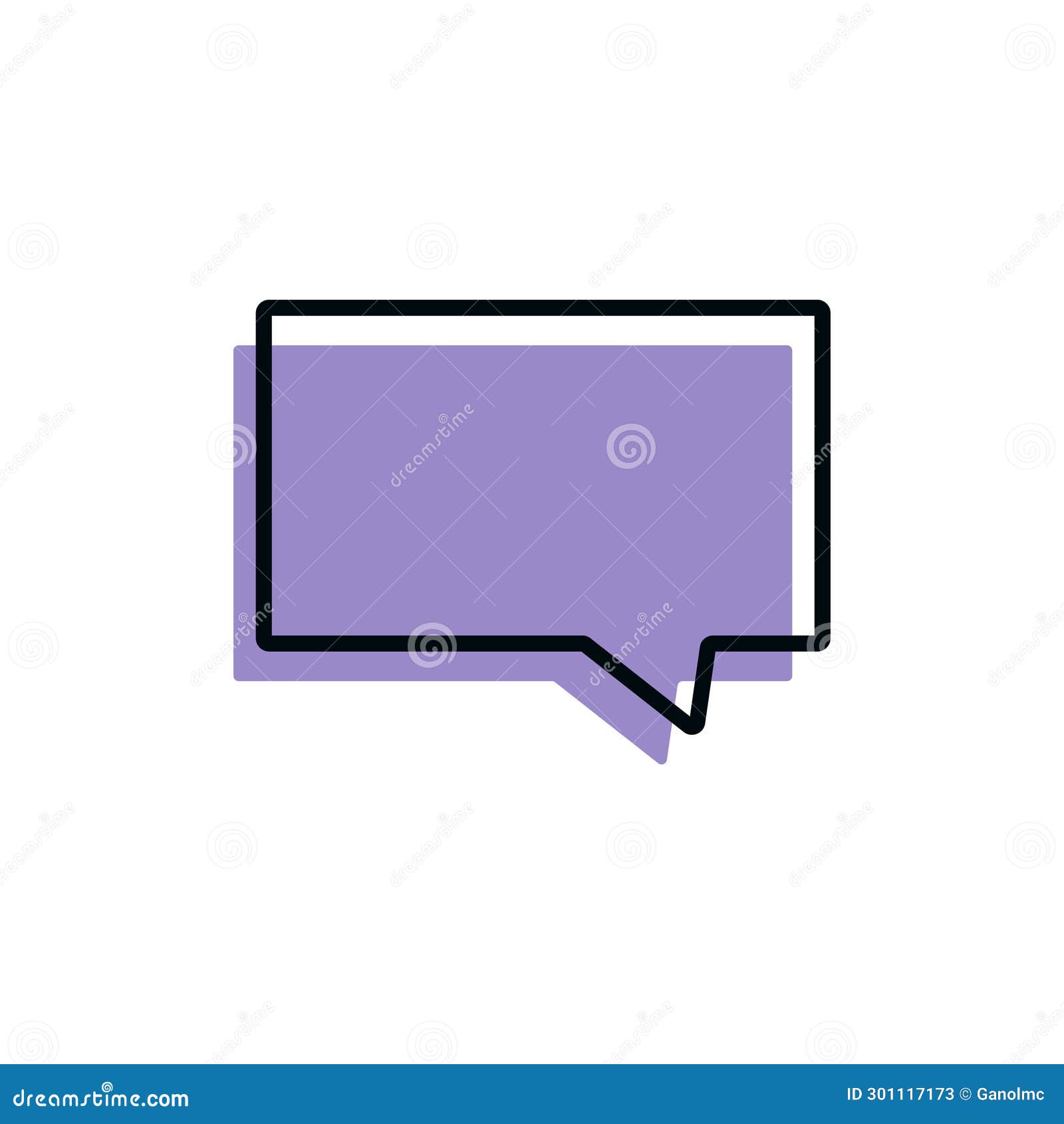 Chat Dialog Icon Illustration Concept Stock Illustration - Illustration ...