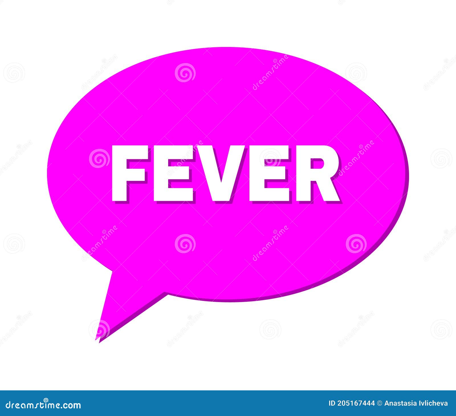 Chat FEVER Colored Bubble Frame Stock Vector - Illustration of bubble ...