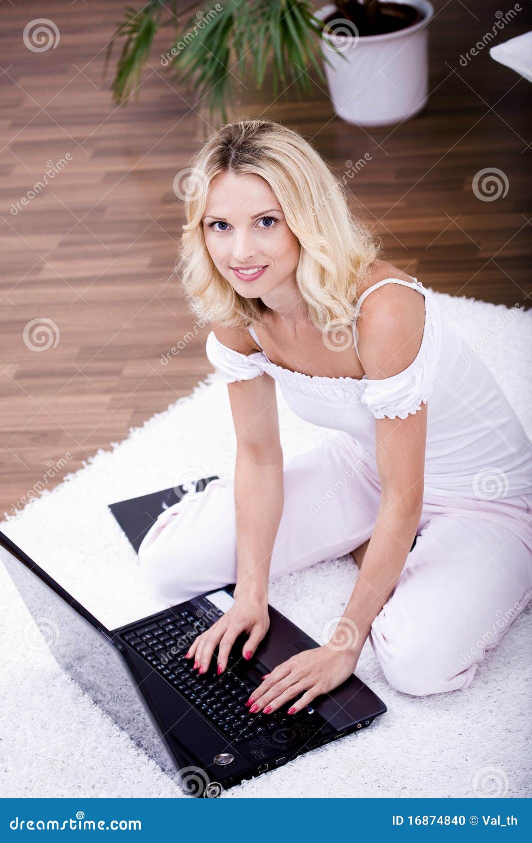 Chat girl stock photo. Image of adults, internet, young - 16874840