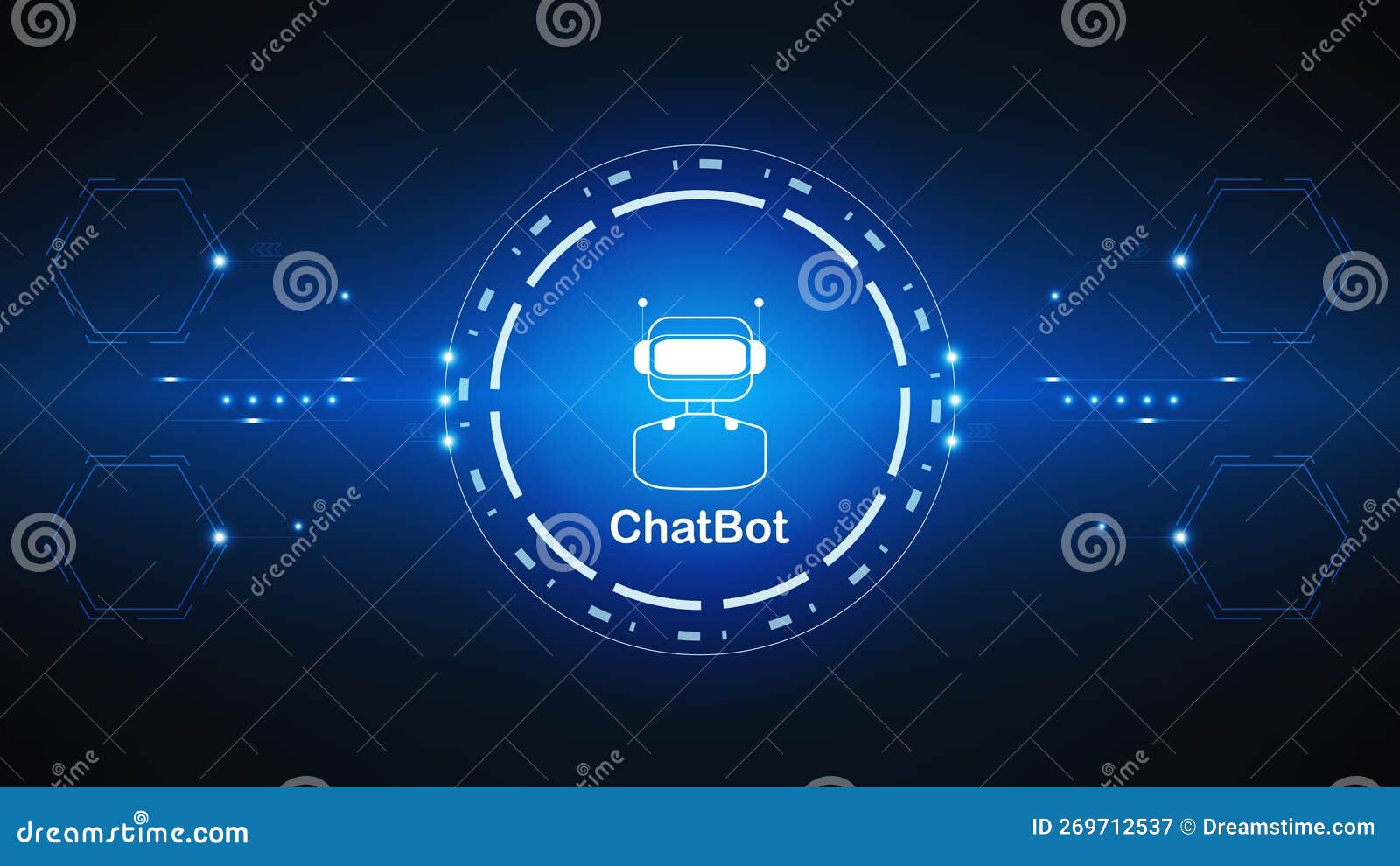 Chatbot - Open Ai Solution For Business - Concept Logo - Conversation ...