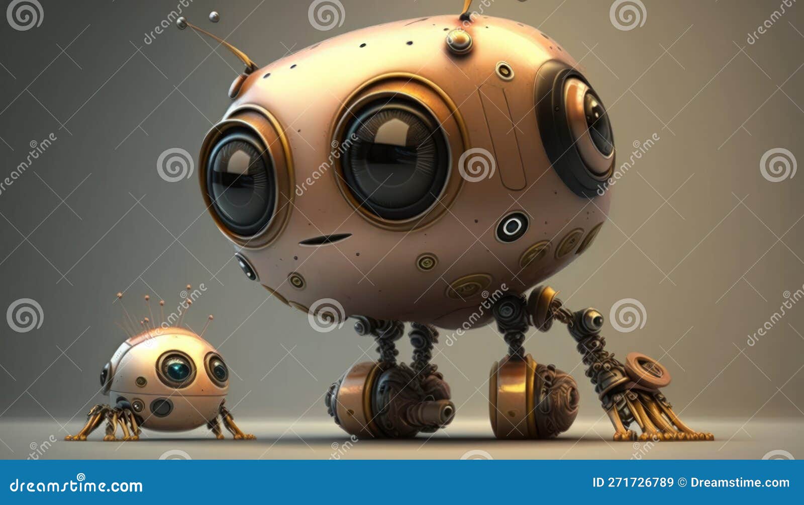 Chat GPT Cute Robot Mascot Character Stock Illustration - Illustration ...