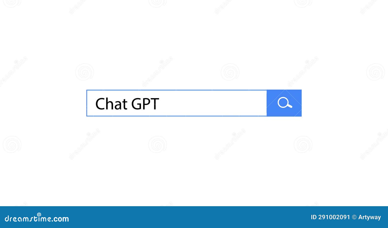 Chat GPT In Google Search Engine, Search Bar Minimalistic Design ...
