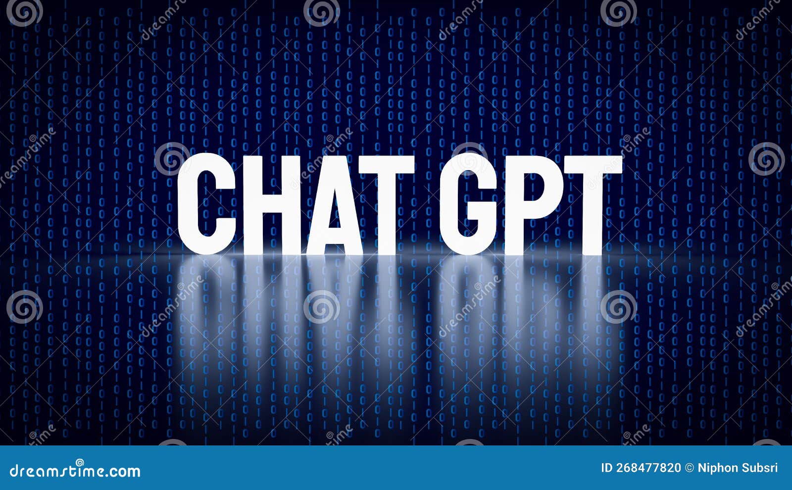 The Chat Gpt Text Glow on Digital Background for Technology or it ...