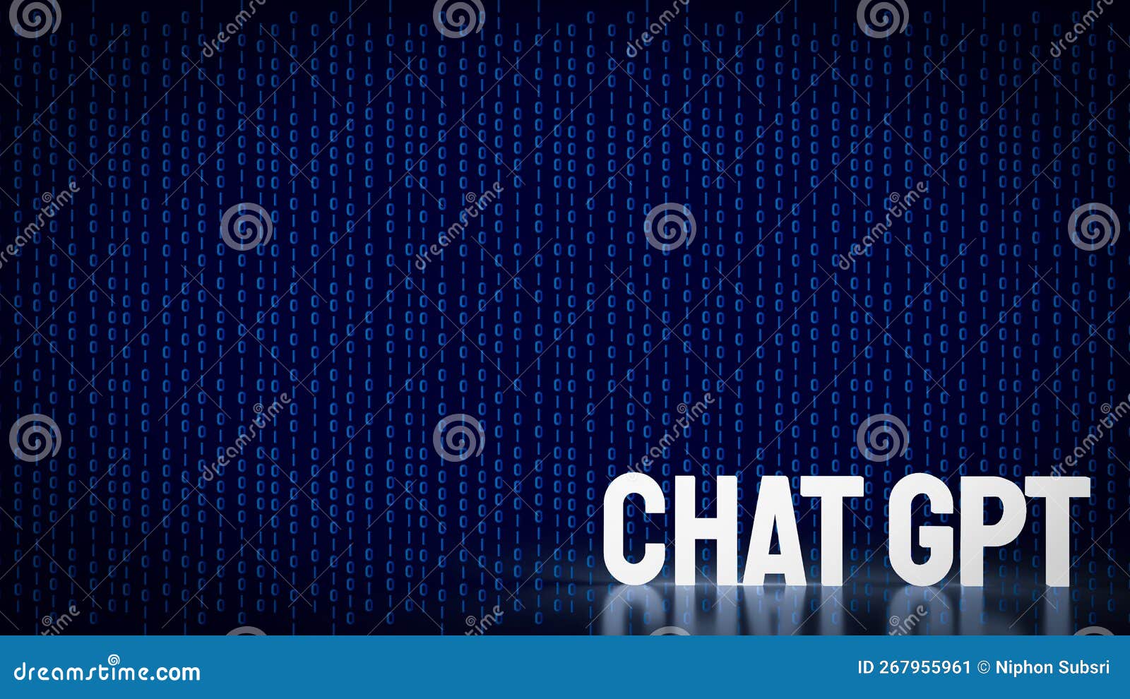 The Chat Gpt Text Glow on Digital Background for Technology or it ...