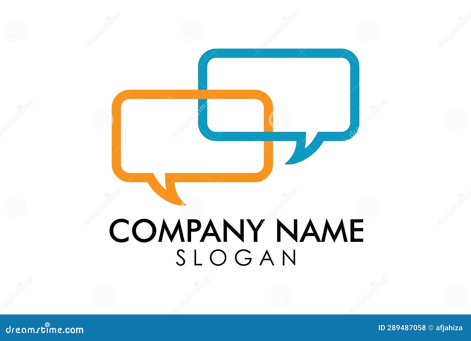 Chat group logo template 1 stock illustration. Illustration of brand ...