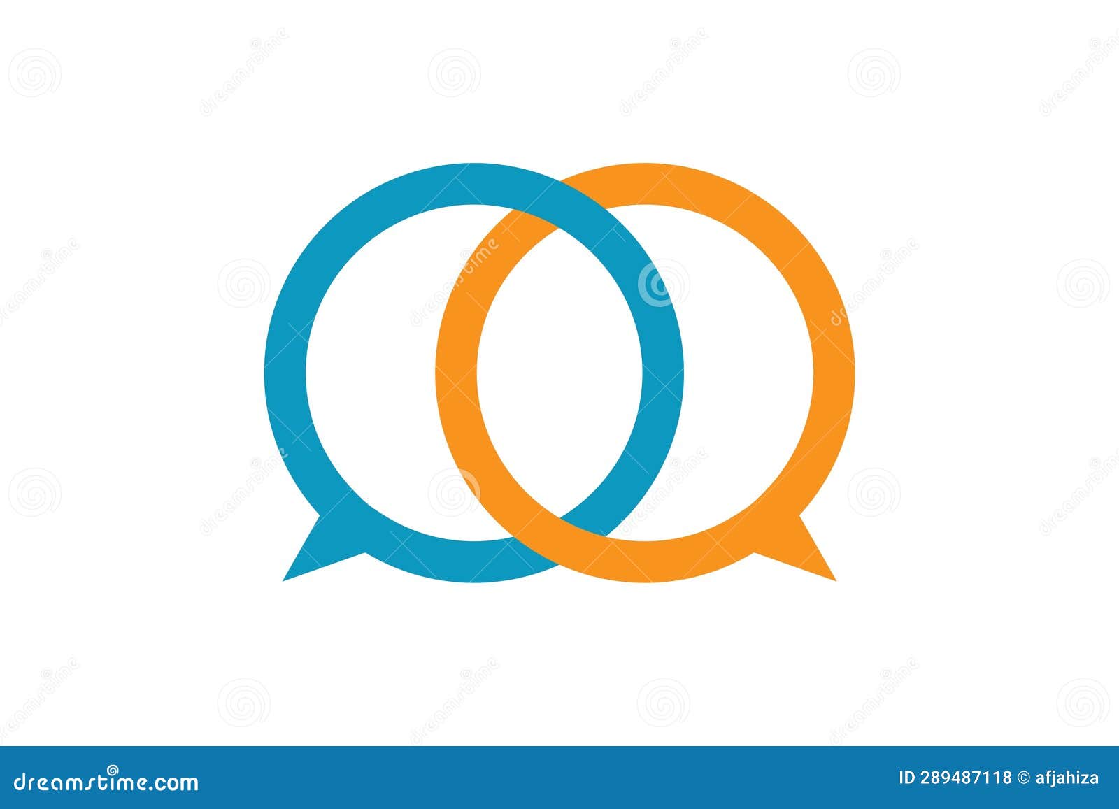 Chat group logo template 6 stock illustration. Illustration of company ...
