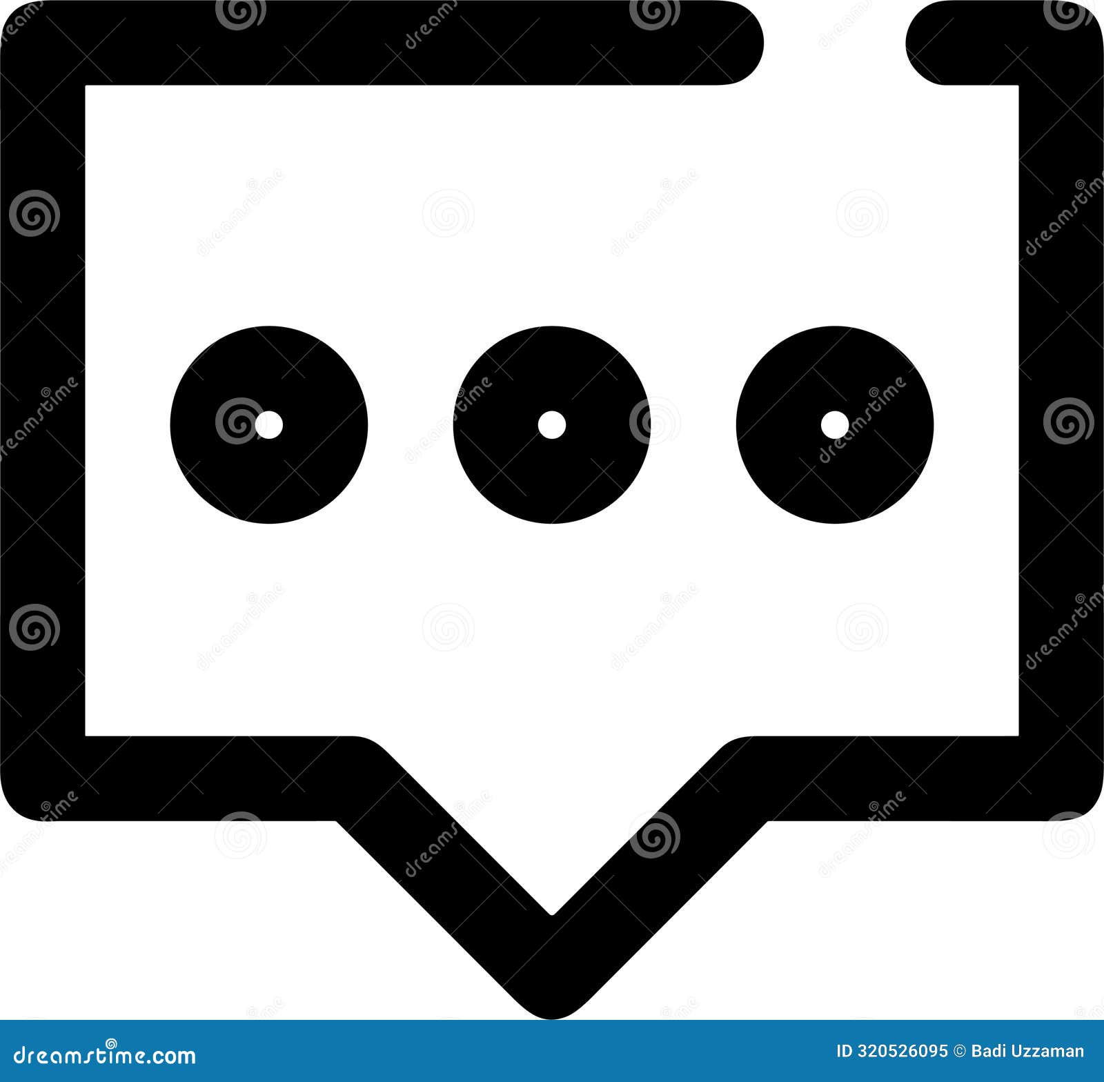Chat Icon Symbol Vector Image Stock Vector - Illustration of button ...