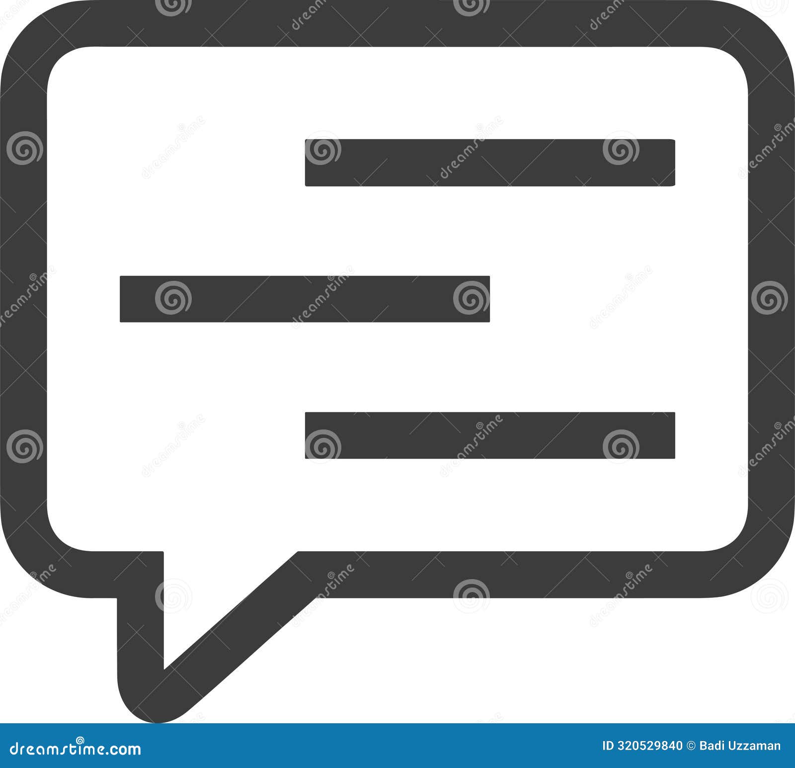 Chat Icon Symbol Vector Image Stock Vector - Illustration of dialog ...