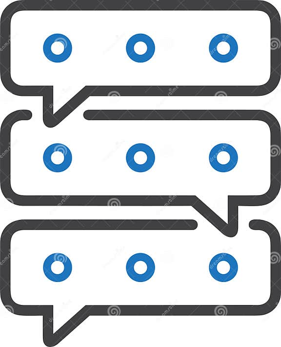 Chat Icon Symbol Vector Image Stock Vector - Illustration of group ...
