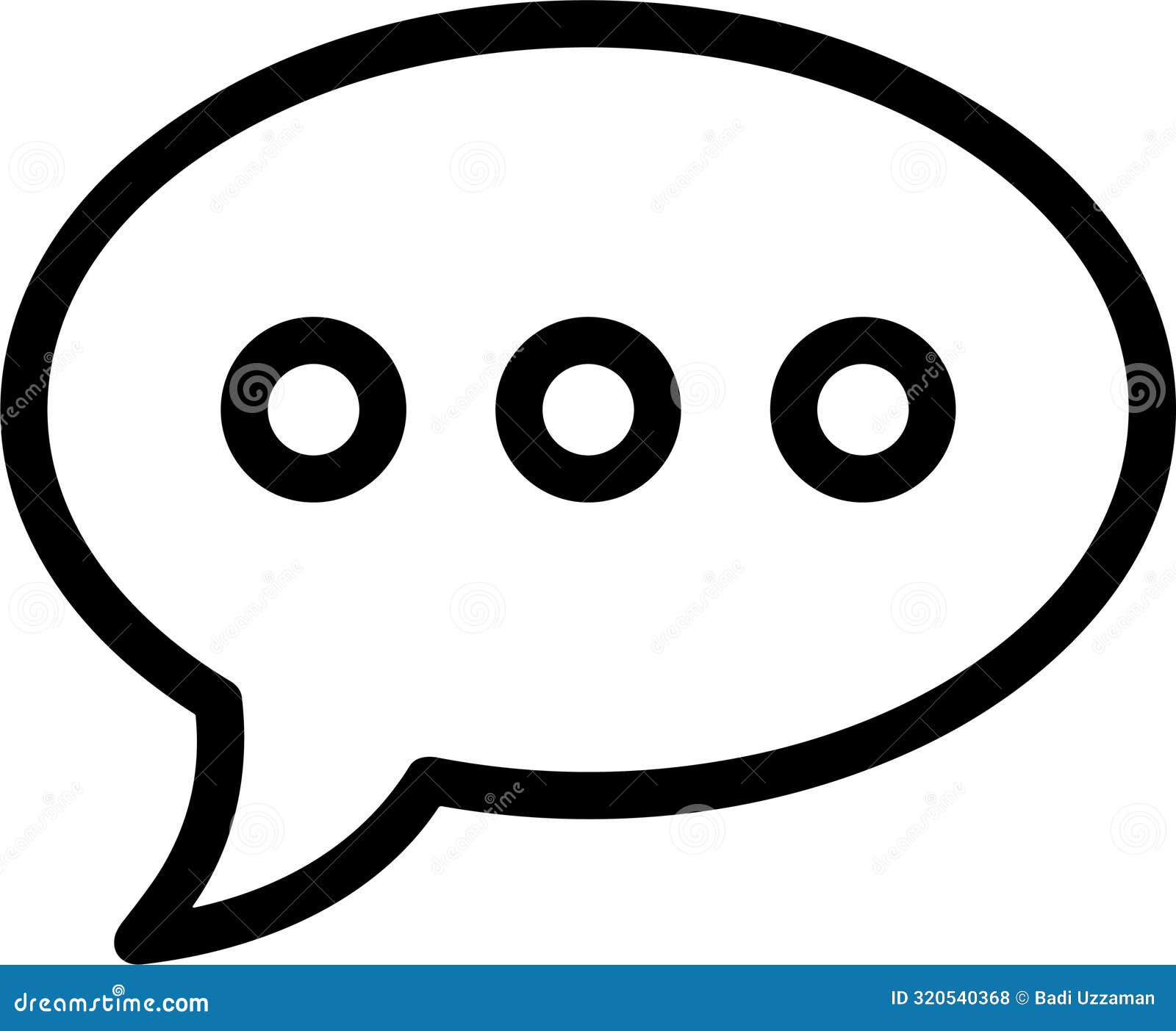 Chat Icon Symbol Vector Image Stock Vector - Illustration of button ...